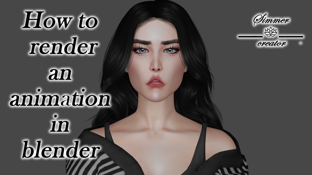 Blender tutorial: How to render an animation || #sims #sims4 # ...