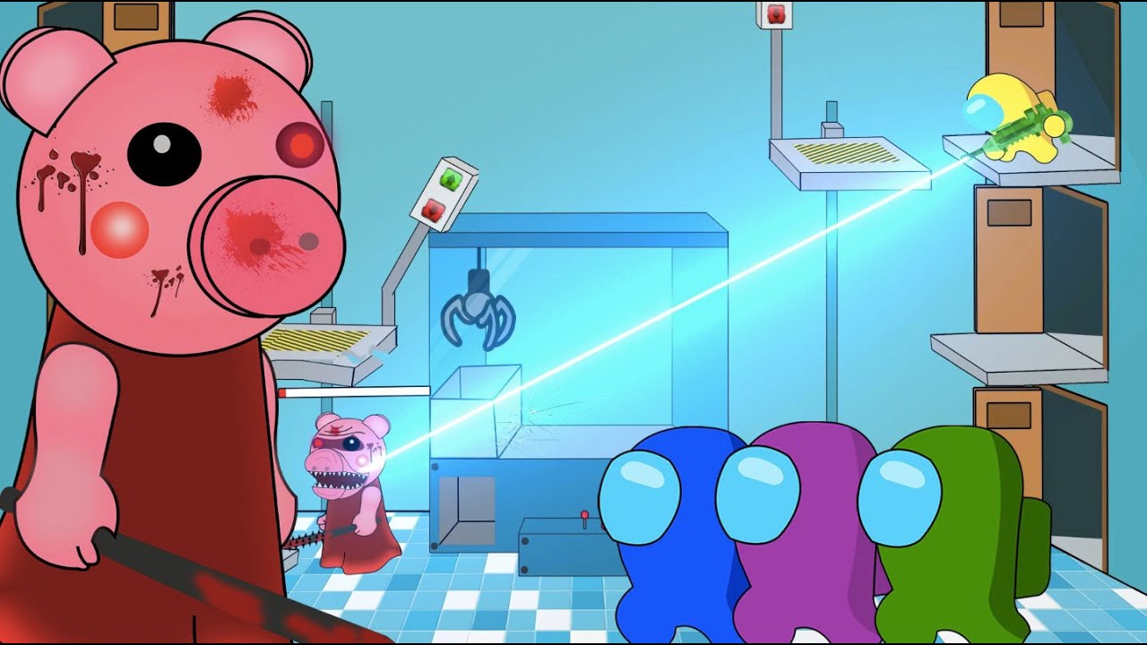 AMONG US Vs PIGGY | AMONG US ANIMATION - YouTube