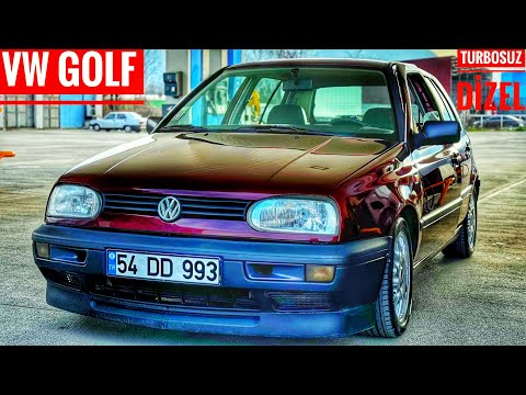 ATMOSFERİK DİZEL! | 1993 VW GOLF 3 1.9 SDI MOTOR | JAPON ARAÇLAR İLE KIYASLADIM
