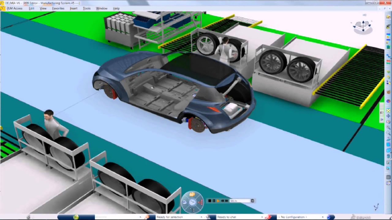 Delmia - simulacije - YouTube