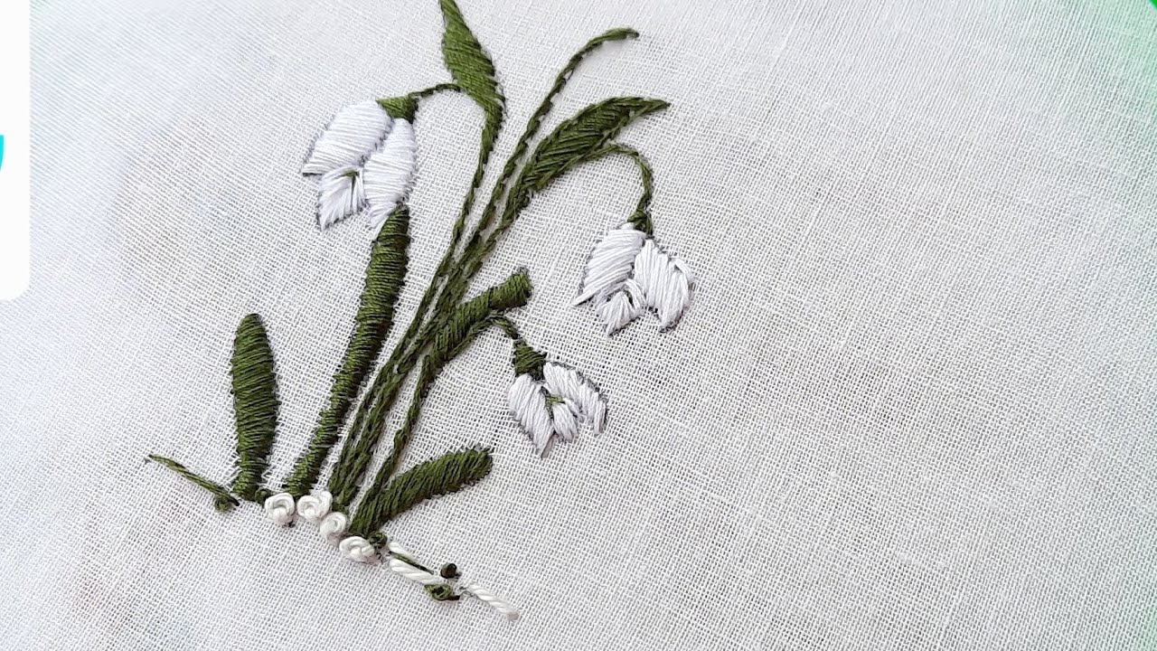 Embroidery Pattern tutorial || Simple Design stitch work 💙 😍 # ...