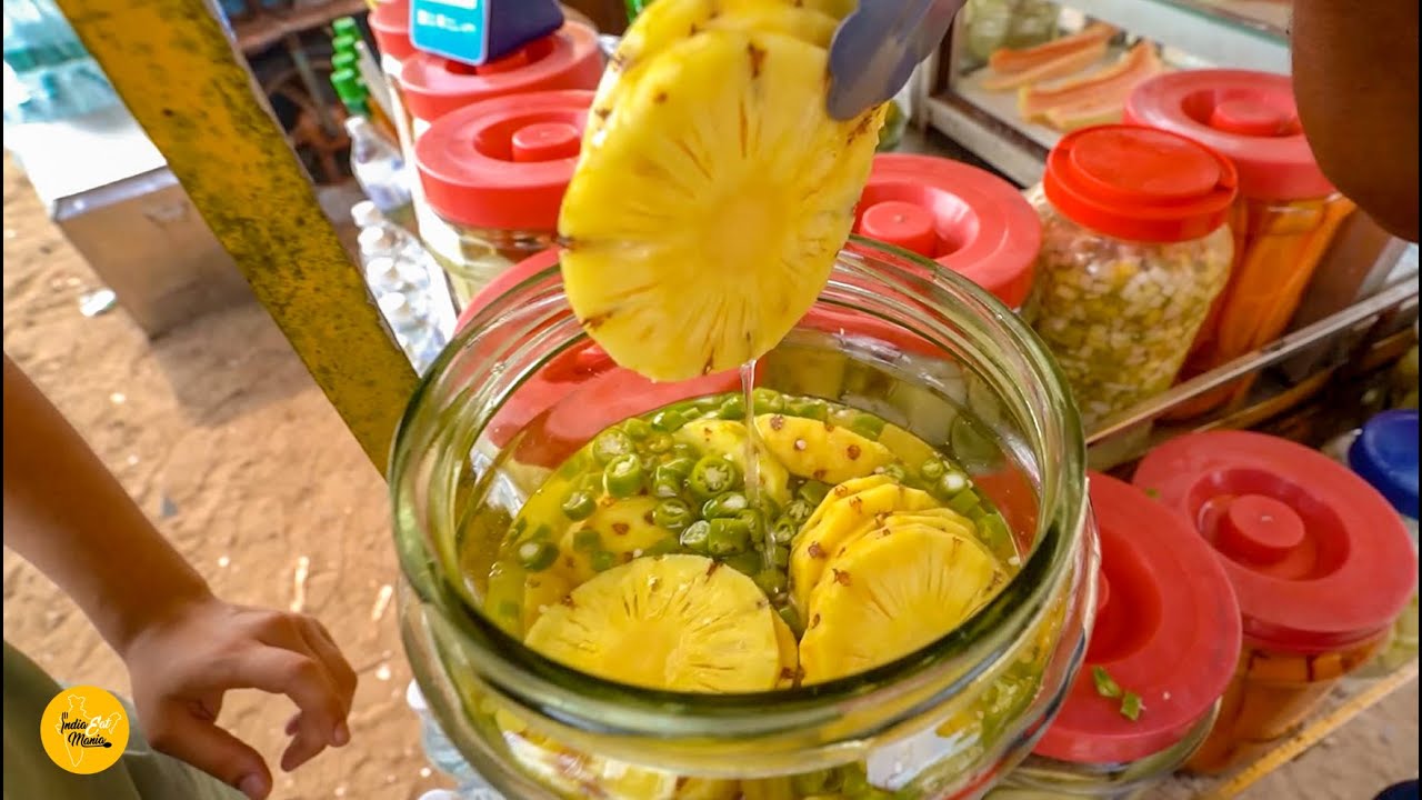 Kozhikode Beach Wali Popular Tangy Fruits Achar & Ice Orathi Making Rs ...