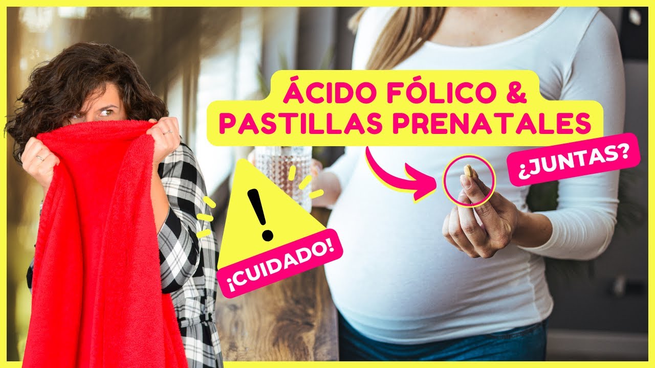 💊 PUEDO tomar ÁCIDO FÓLICO y VITAMINAS Prenatales al mismo tiempo en el ...