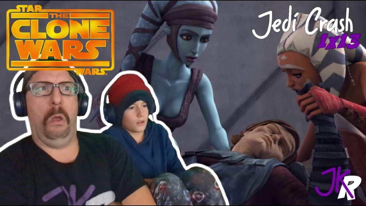 Star Wars: The Clone Wars REACTION 1x13: Jedi Crash - YouTube