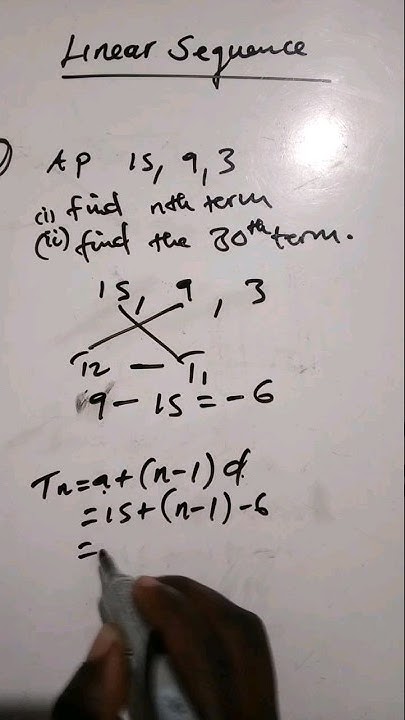 how to find the common difference of arithmetic sequence - YouTube