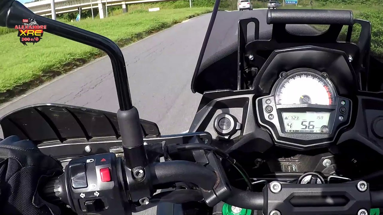 Suporte gps/celular instalado - VERSYS 650 ABS TOURER 2018 - YouTube