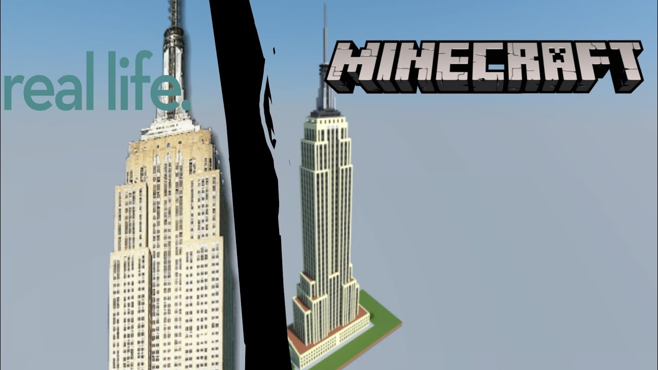 Edificios famosos en MINECRAFT - YouTube