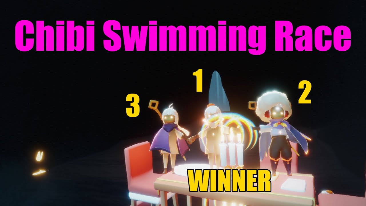 Chibi Swimming Race Hosted By MSK | Sky: CotL - YouTube