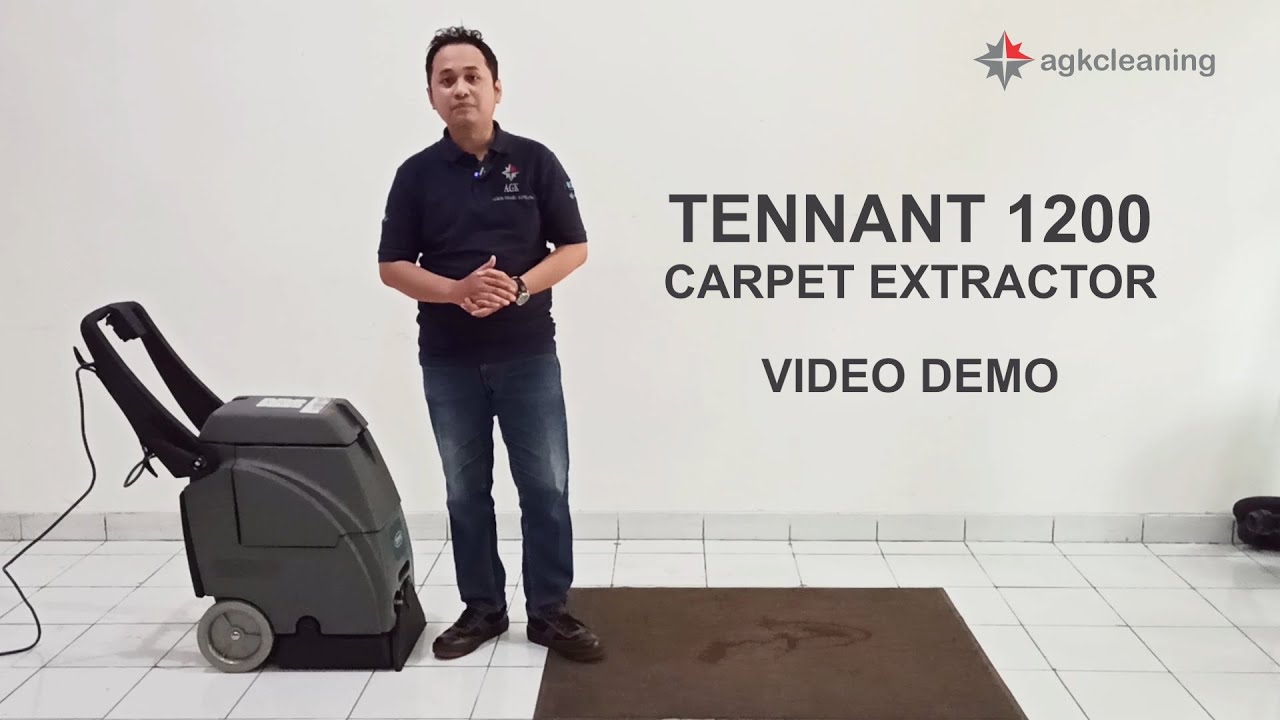 TENNANT 1200 Carpet Extractor - Mesin Cuci Karpet - Cara Penggunaan ...