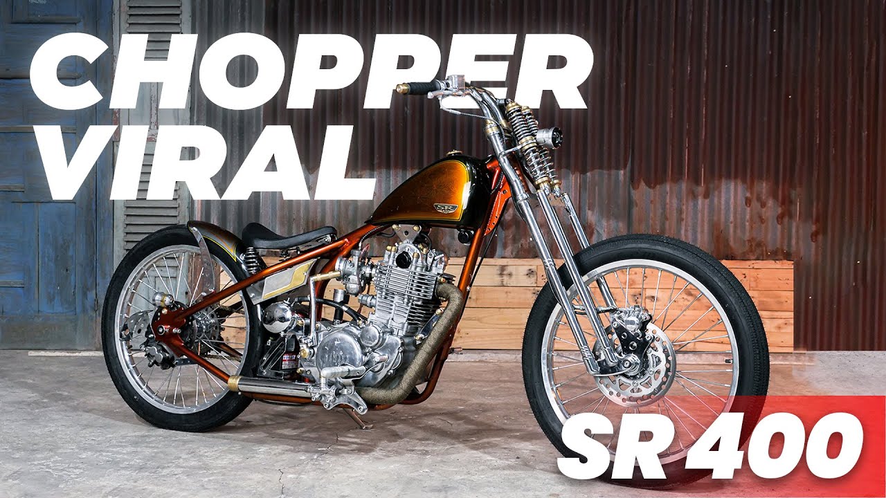 CHOPPER SR 400 SKINNY! VIRAL! ENGGAL MODIFIED - YouTube