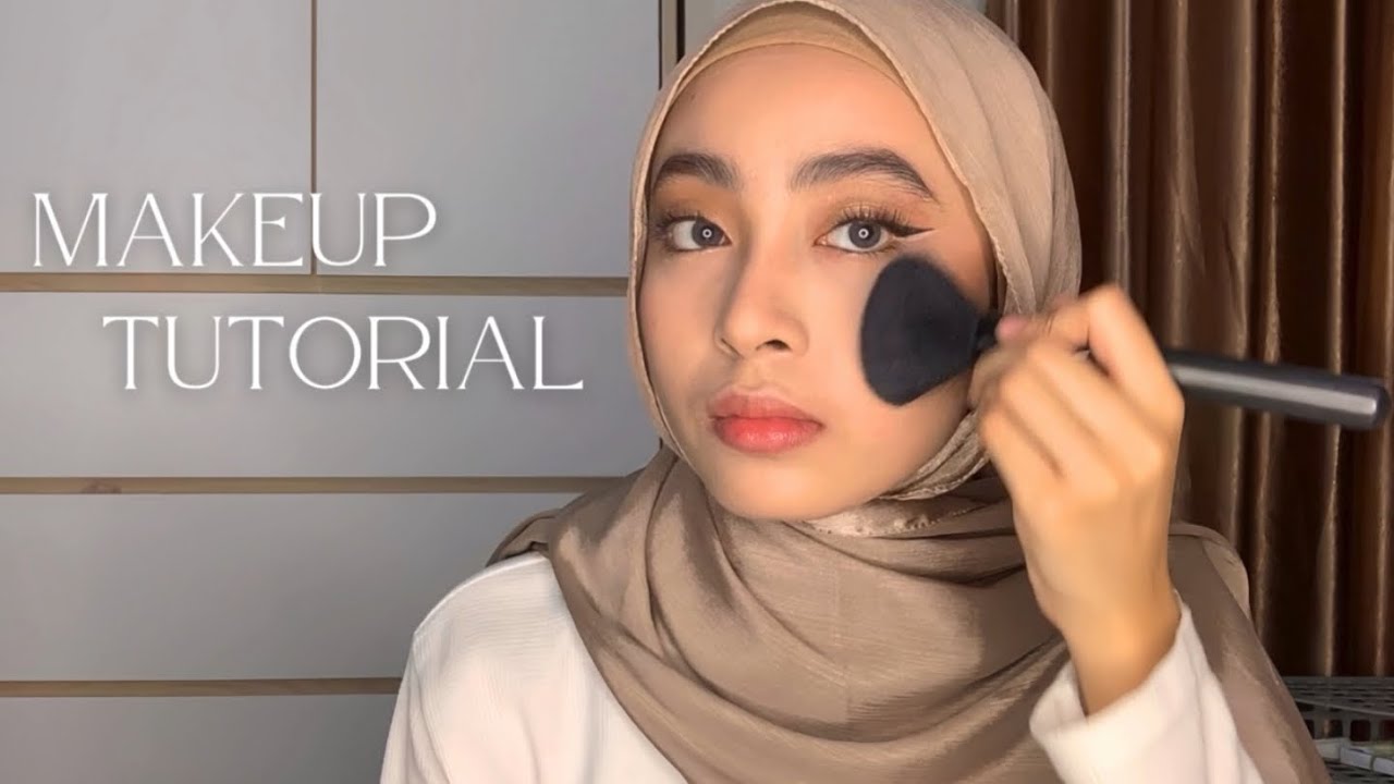easy glamour makeup tutorial - YouTube
