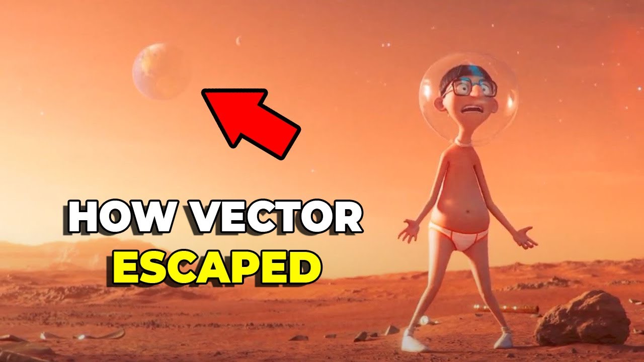 VECTOR'S ESCAPE FROM MARS IN DESPICABLE ME 4 EXPLAINED! - YouTube