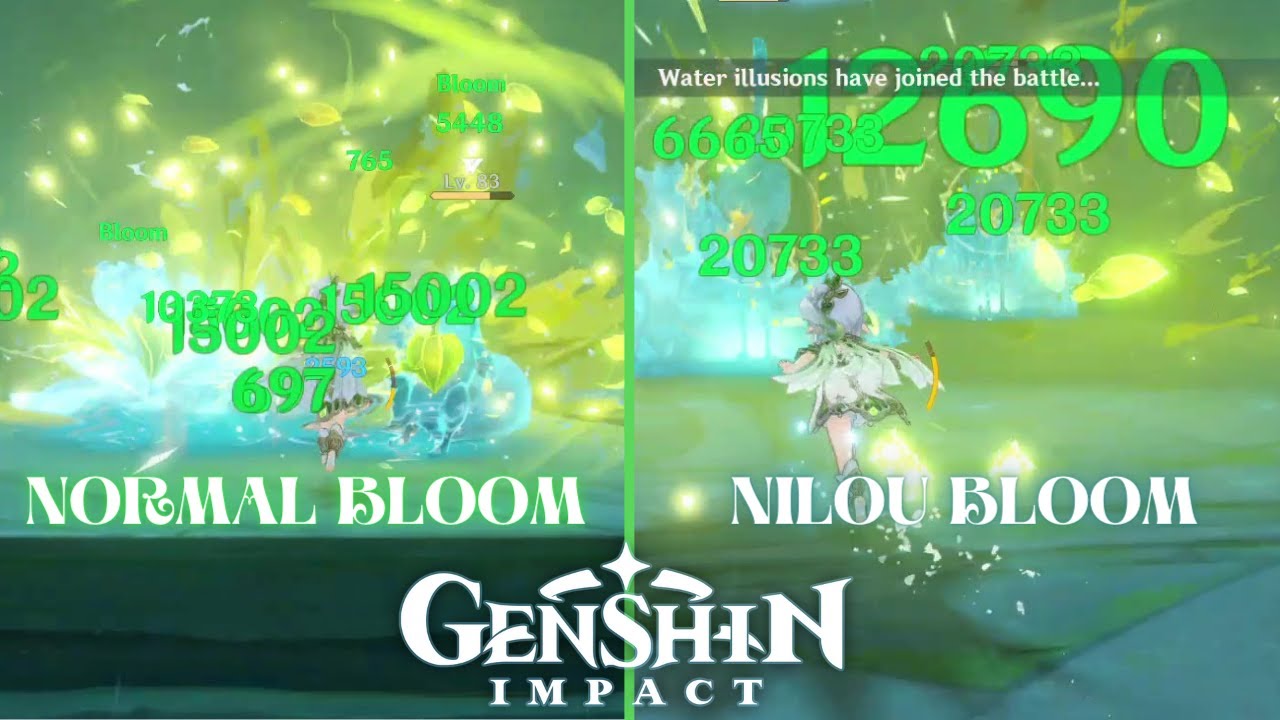 Normal Bloom vs Nilou Bloom | Is a Healer/Shielder required when doing ...