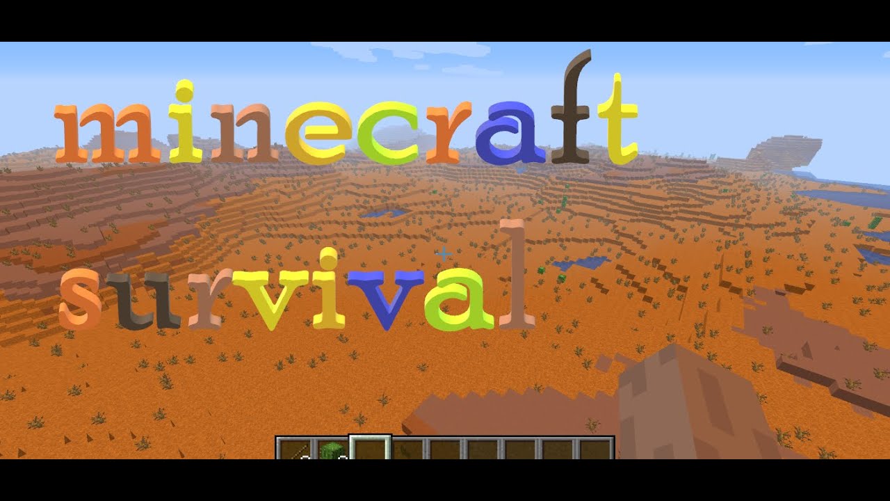 minecraft survival-LE DESERT ORANGE - YouTube