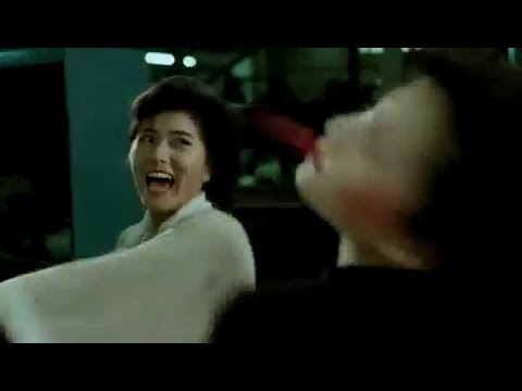In The Line Of Duty 3 End Fight Scene. Cynthia Khan. Michiko Nishiwaki.