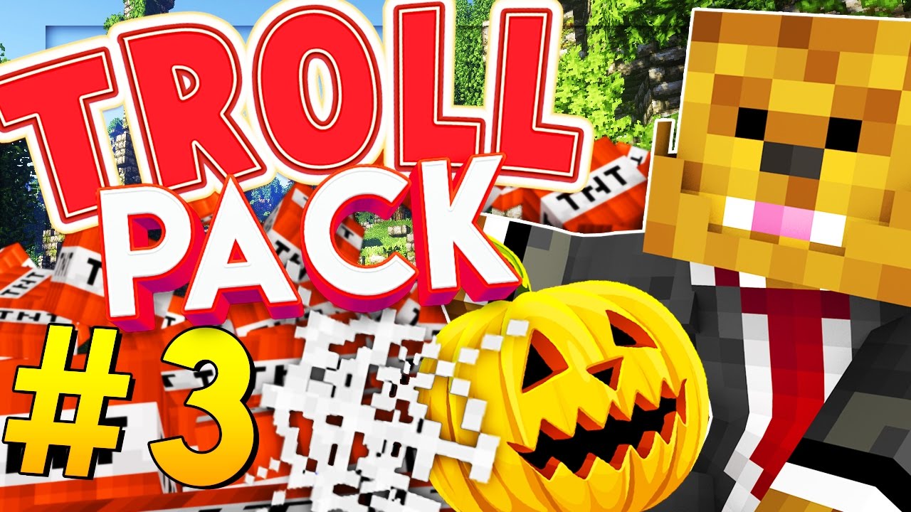Minecraft TROLL PACK - HALLOWEEN PRANK! #3 | JeromeASF - YouTube