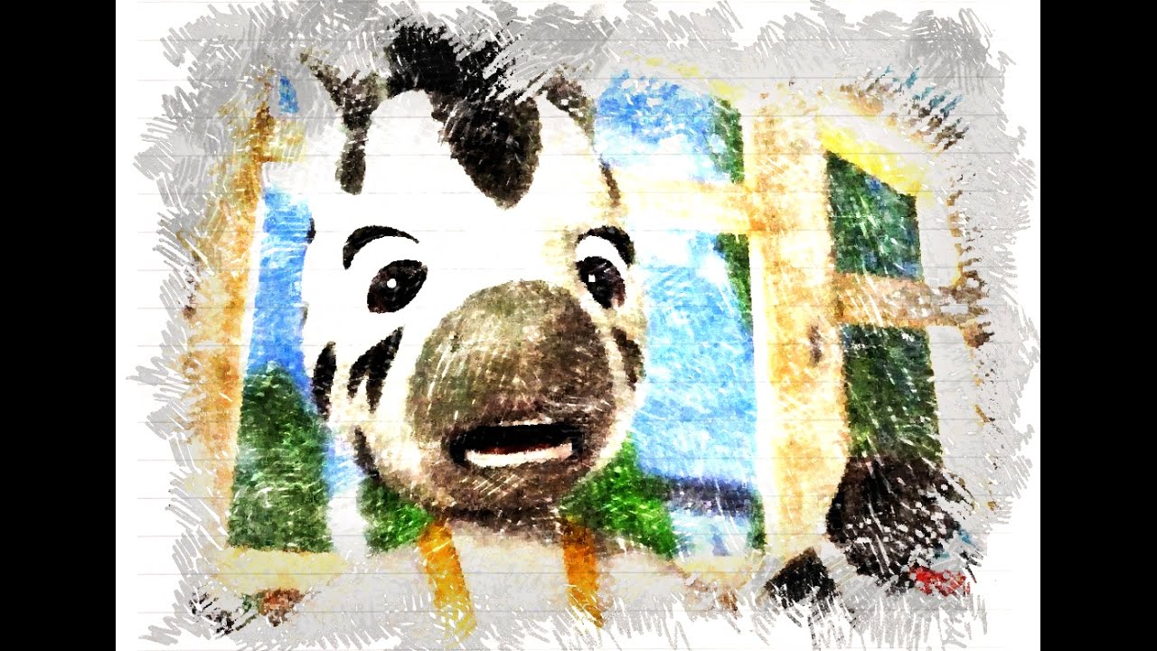 Zou Zebra Characters New Color Marker Drawing For Kids - YouTube
