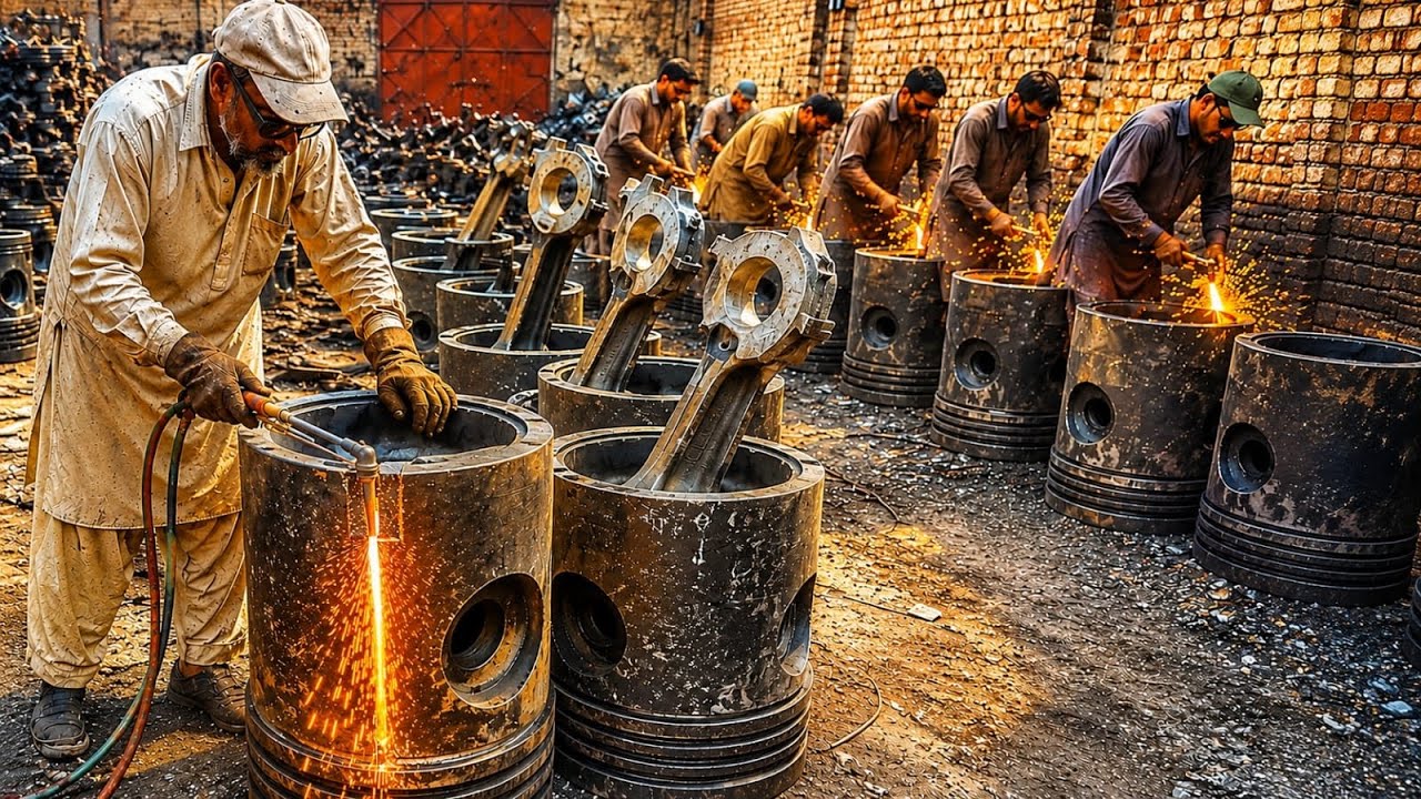 Have You Ever Seen a Giant Piston Like This? | Extreme Piston Making ...