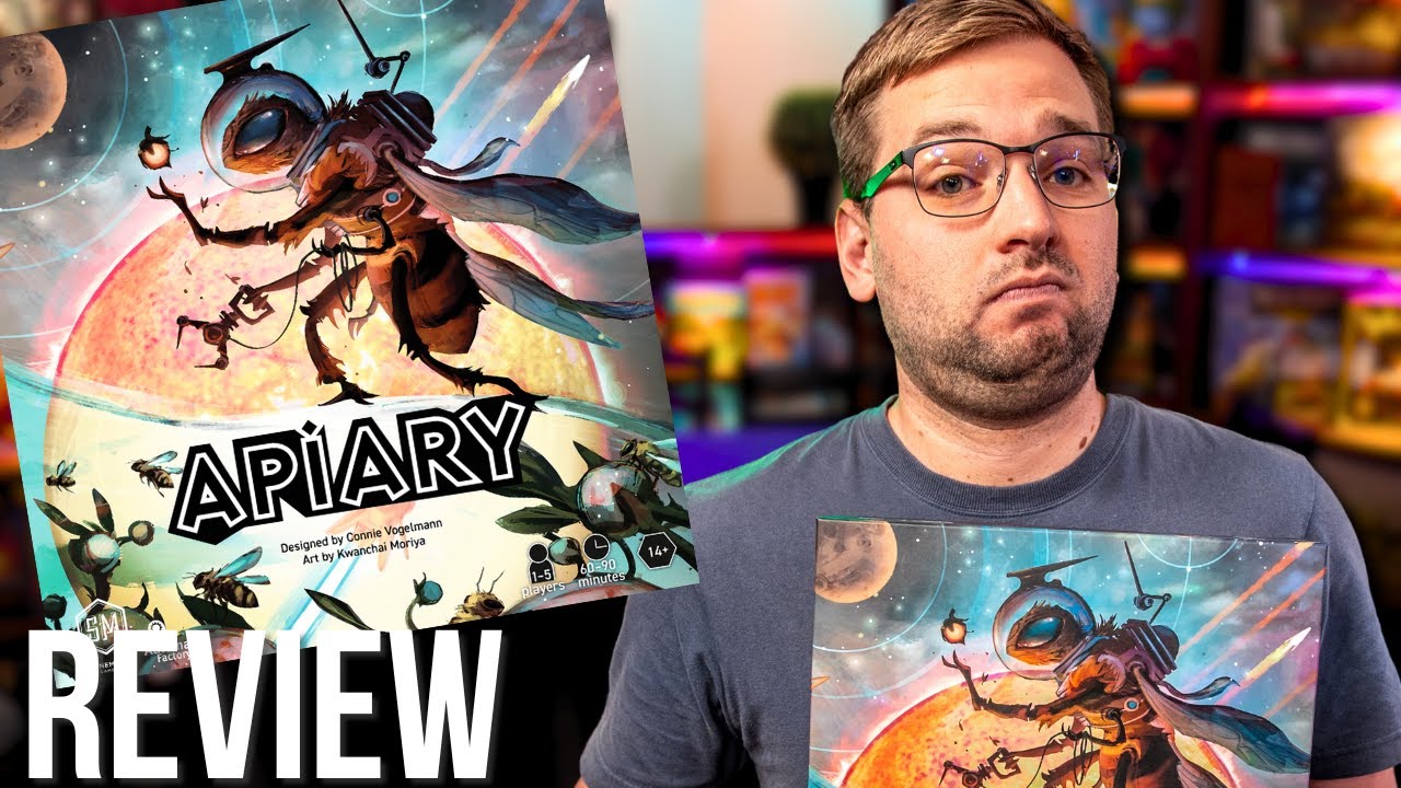 Too Spacey? Too Bee-ey? Apiary Board Game Review - YouTube