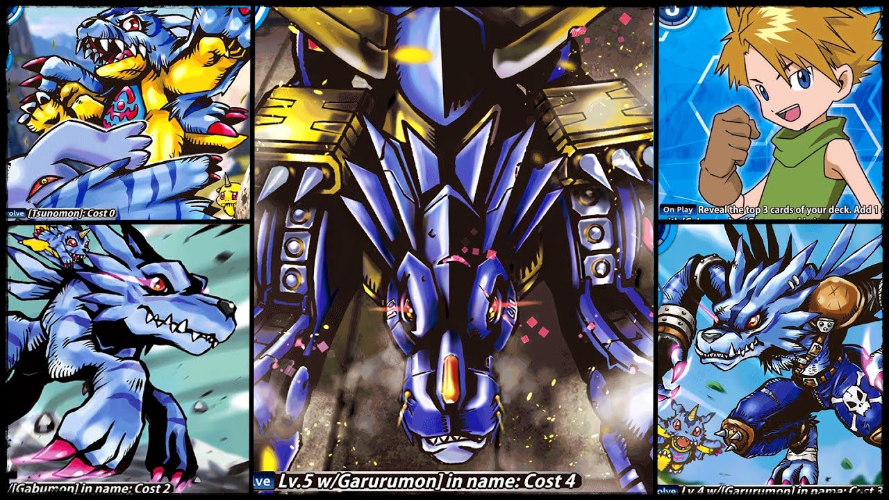 METALGARURUMON! Freeze the Board! | Digimon TCG BT15 Deck Profile - YouTube