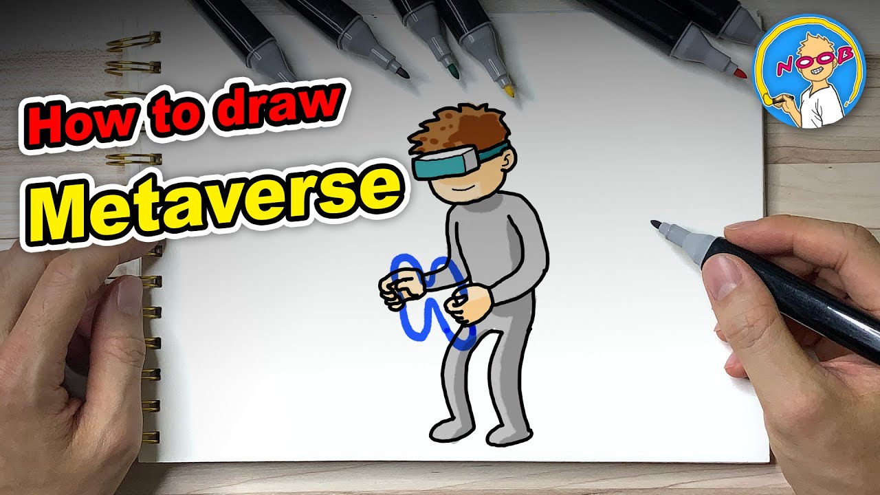 How to Draw Metaverse 如何畫元宇宙 [Noob Draw] [菜鳥來畫畫] - YouTube