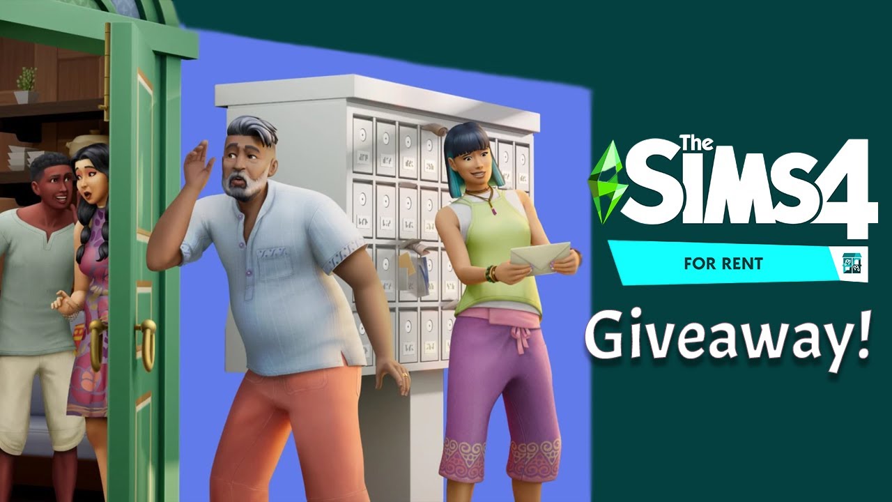 THE SIMS 4 FOR RENT GIVEAWAY #AD - YouTube