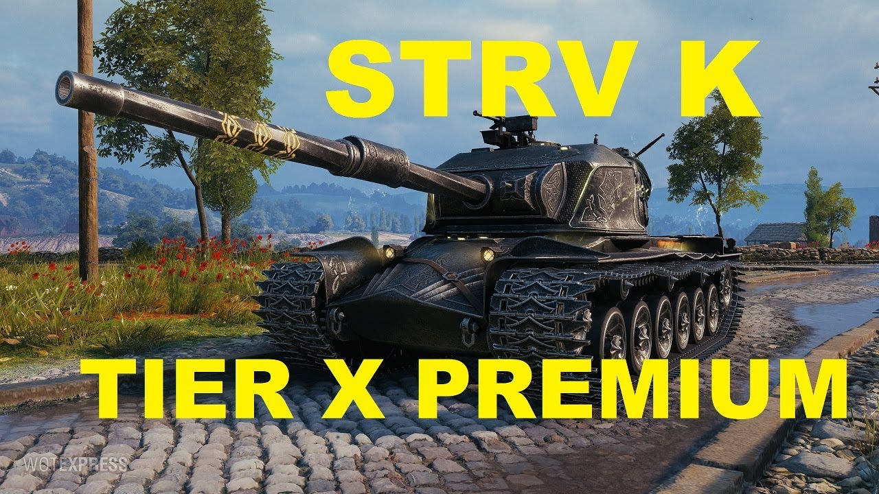 STRV K - FIRST TIER IX PREMIUM IN WORLD OF TANKS?! - YouTube
