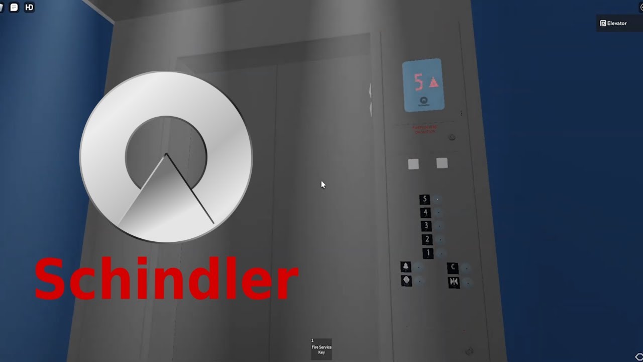 Schindler traction elevator @ Jack Lifts HQ - Roblox - YouTube