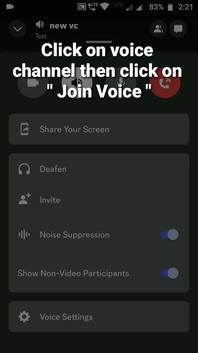 How to join Voice channel and acess VC settings in Discord Mobile #roduz #discord #how #howto # ...