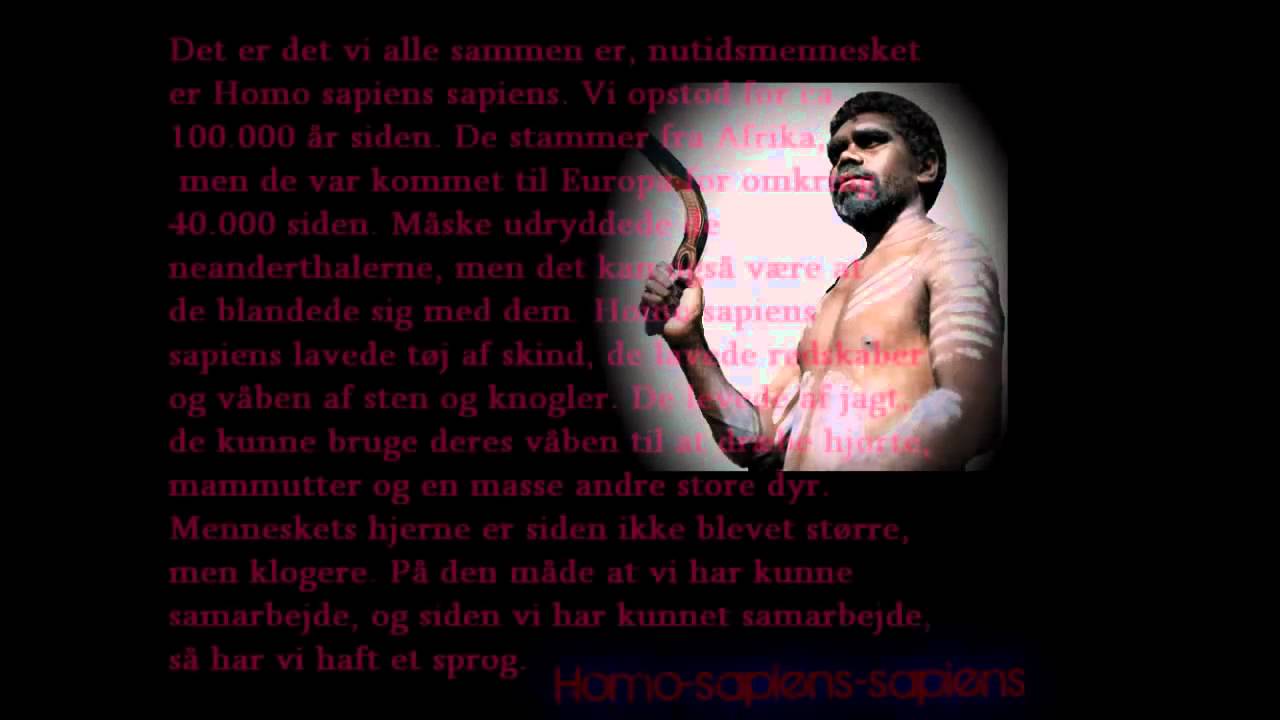 Menneskets udvikling - Fra abe til menneske - Evolution. - YouTube
