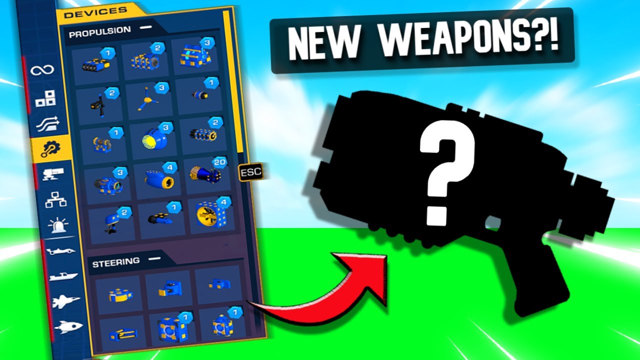 COMFIRMED! New WEAPONS & New Builder UI REVEALED! (Trailmakers 2.0 Update) - YouTube