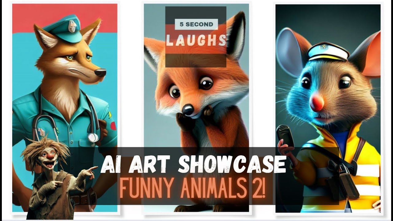 Funny AI Animals - All Original AI ART - YouTube