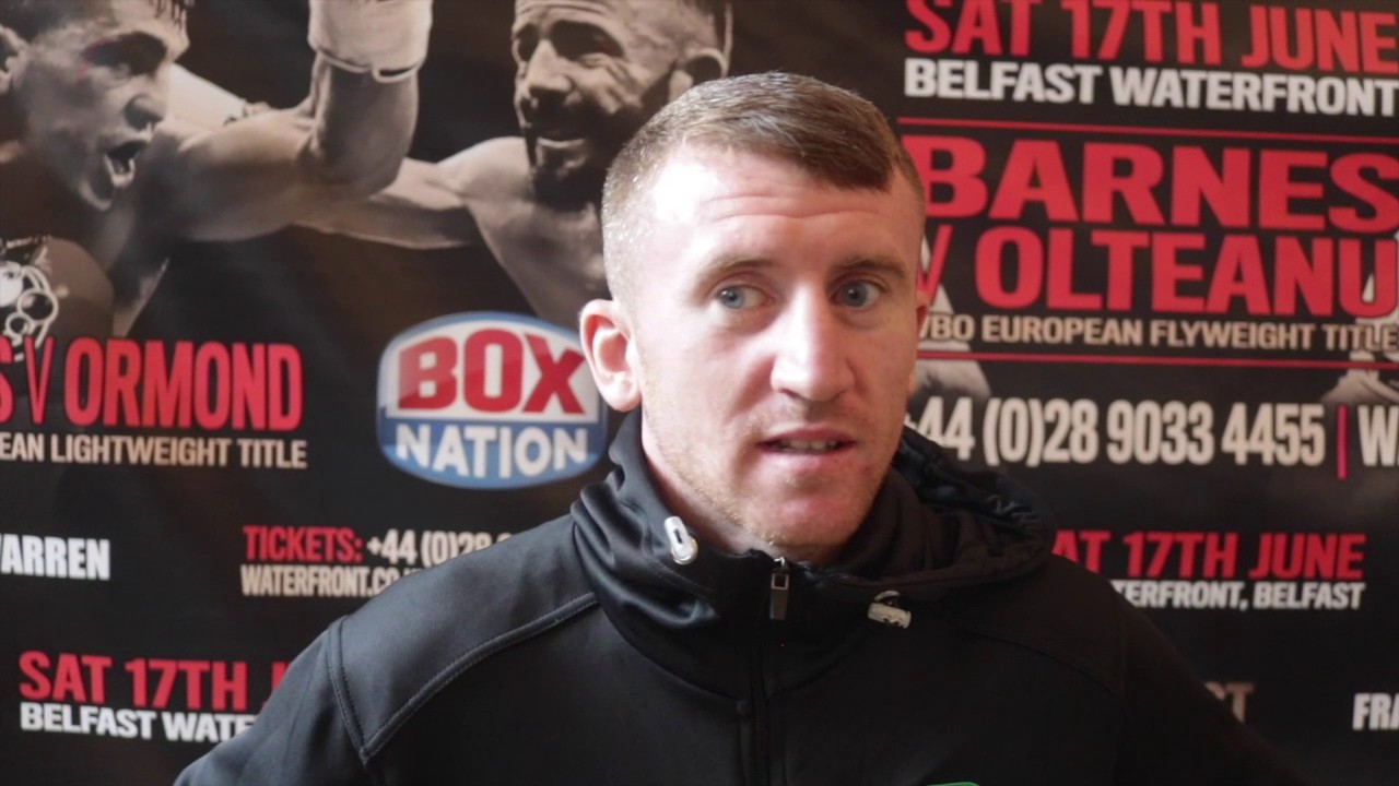 IRISH HERO PADDY BARNES TALKS WBO EUROPEAN TITLE FIGHT IN BELFAST ...