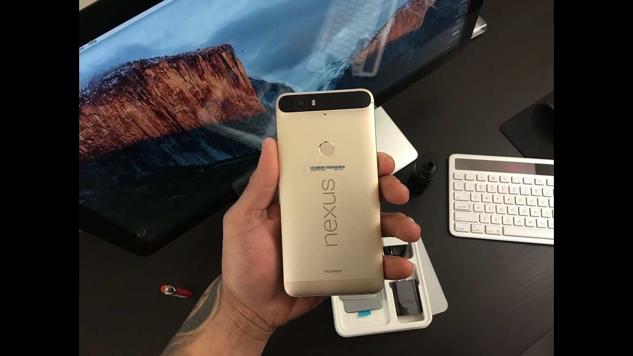 Matte Gold Nexus 6P Unboxing & First Look - YouTube