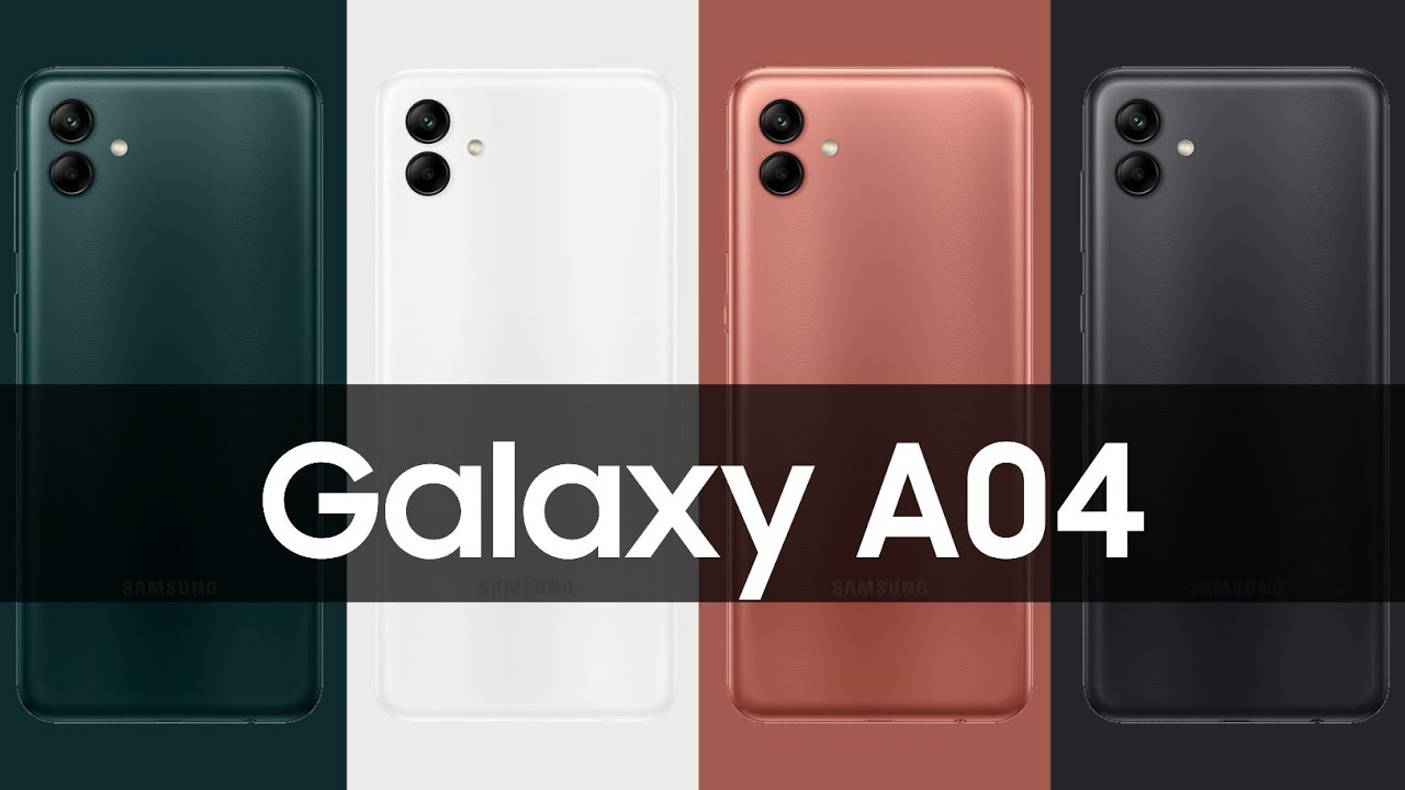 Galaxy A04 color | Design | A04 all colours - YouTube
