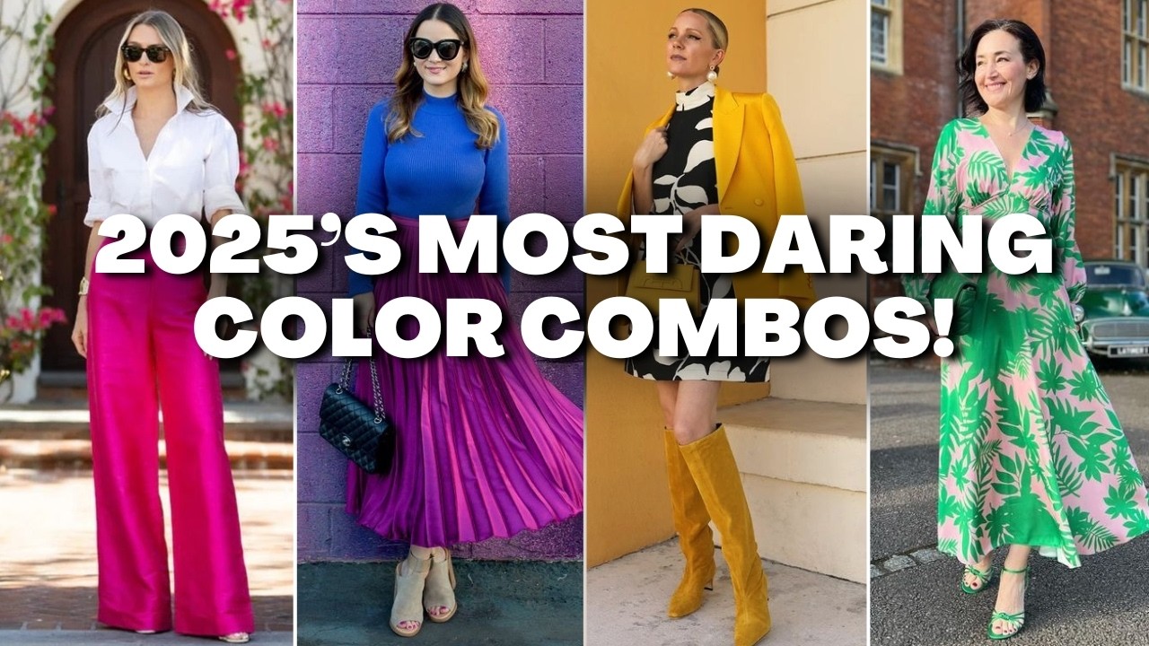 2025 Fashion Trends: Bold and Unexpected Color Combinations! - YouTube
