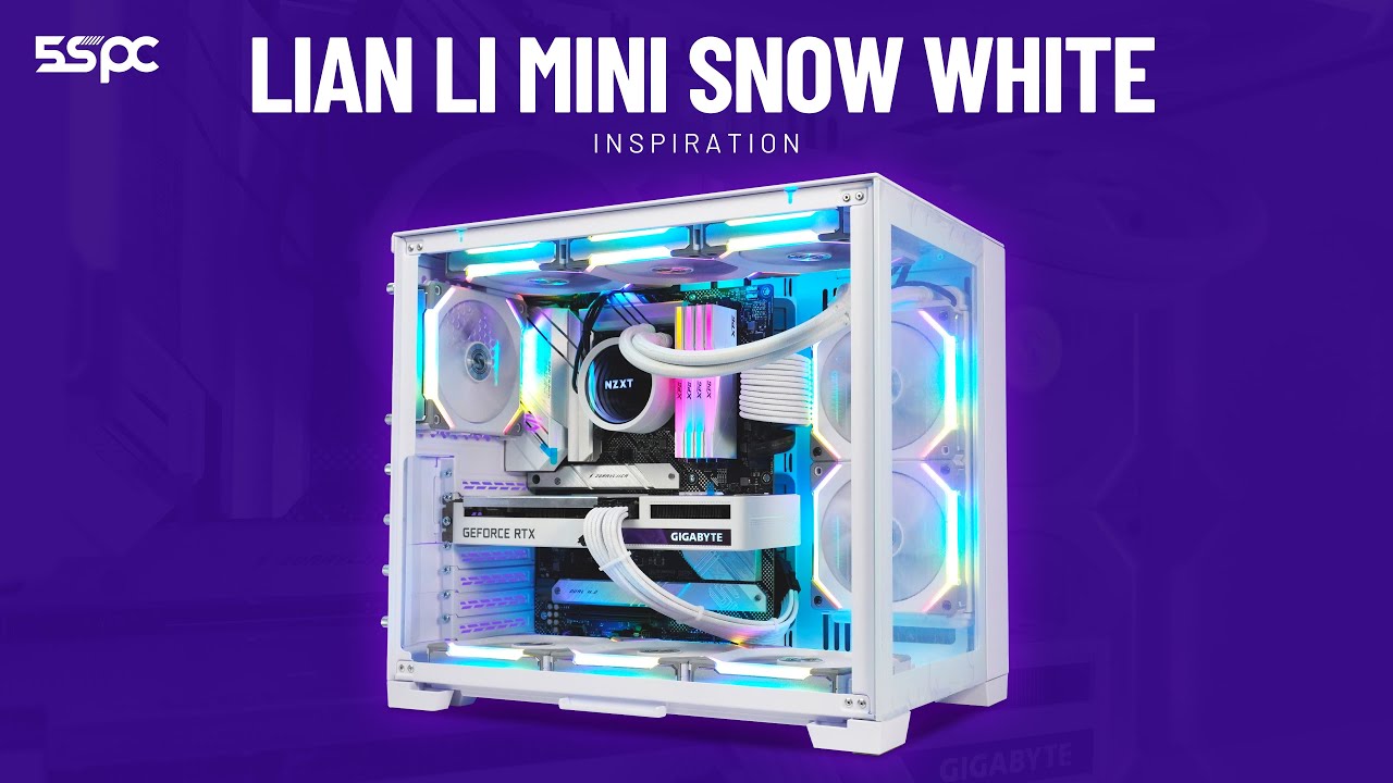 Lian Li Mini Snow White Inspiration | PC Build Timelapse | 5SPC - YouTube