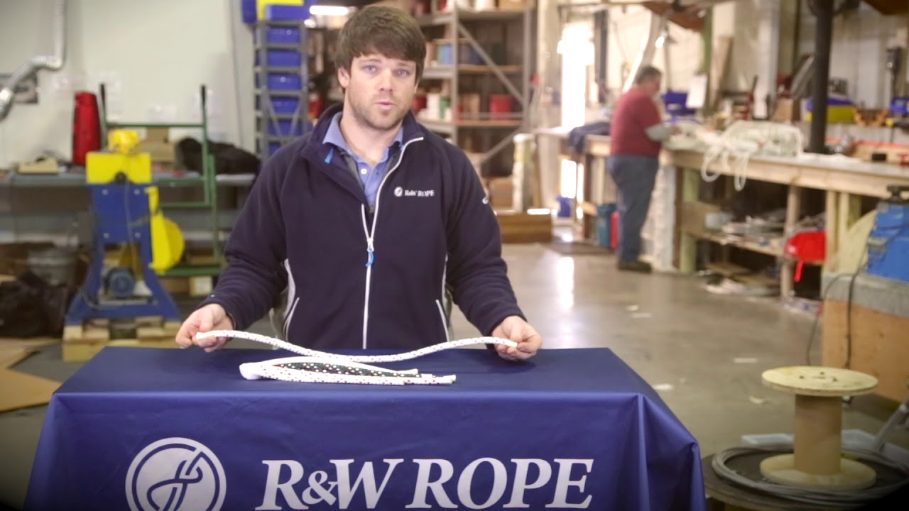 R&W Rope Rigging Solutions VPC Vectran Double Braid - YouTube