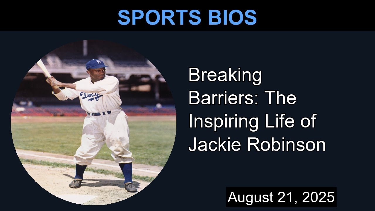Breaking Barriers: The Inspiring Life of Jackie Robinson | Sports Bios ...