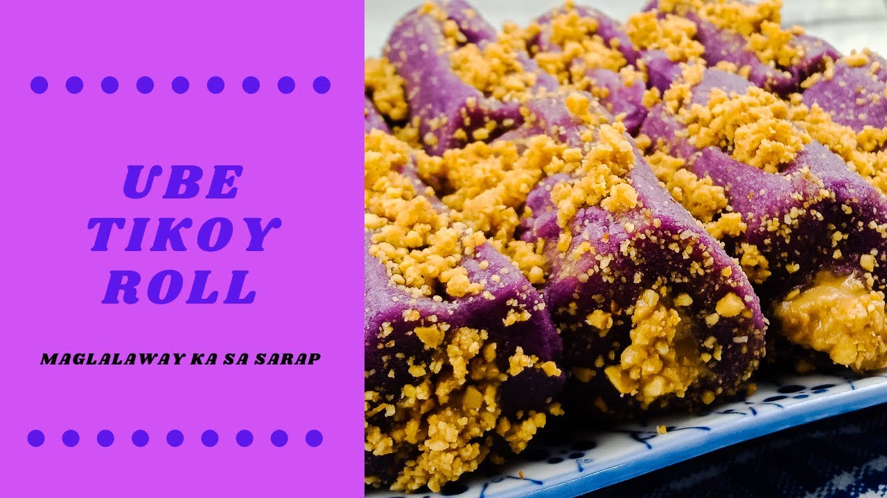 How To Make Ube Tikoy Roll - YouTube