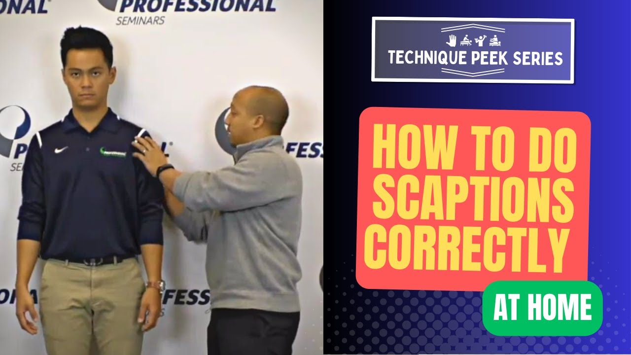 How to Master Scaptions with Self Cuing | Technique Peek Series - YouTube