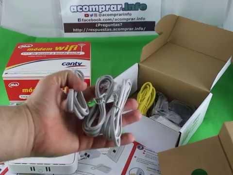 Módem wifi de acceso a banda ancha ABA CANTV Huawei HG531 - YouTube
