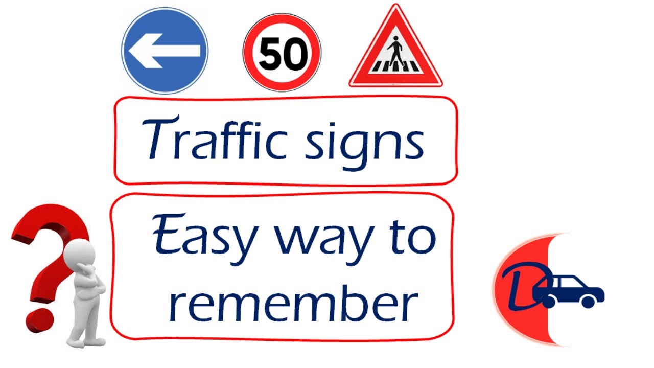 Driving Tutorial: How to quickly learn traffic signs - part 1 - YouTube