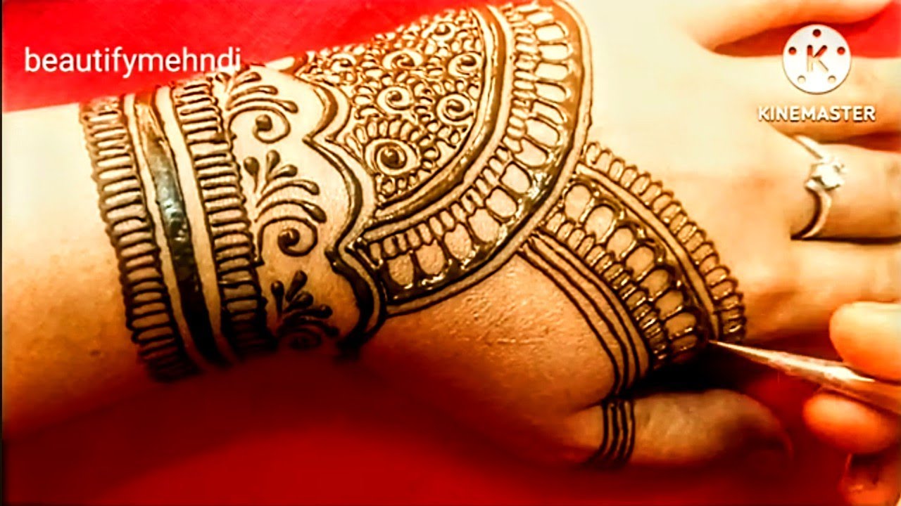 Mehndi Designs Back Side/cone mehndi designs//backhand mehndi designs# ...