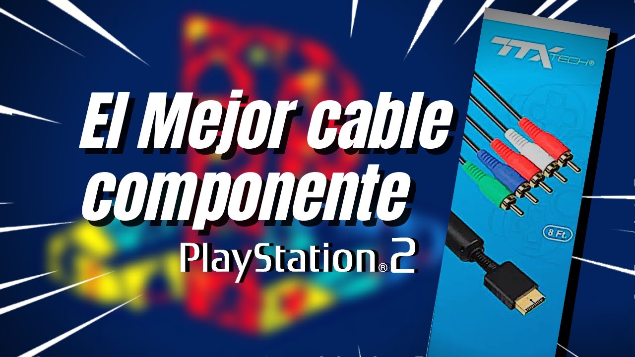 CABLE COMPONENTE PARA PS2 - YouTube