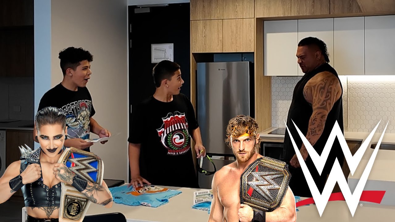 Surprising my kids with WWE tickets!!! - YouTube