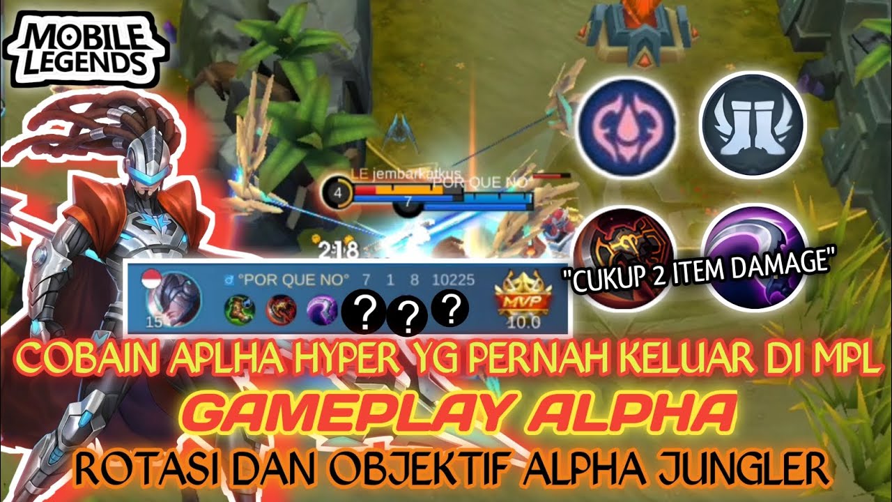 COBAIN HYPER ALPHA YG PERNAH KELUAR DI MPL | GAMEPLAY | MOBILE LEGENDS ...
