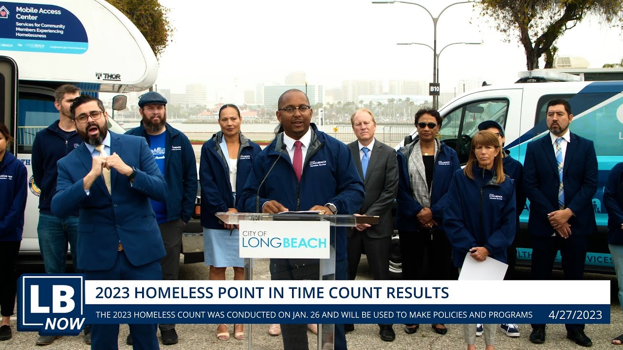LB NOW: 2023 Long Beach Homeless Point In Time Count Results - YouTube