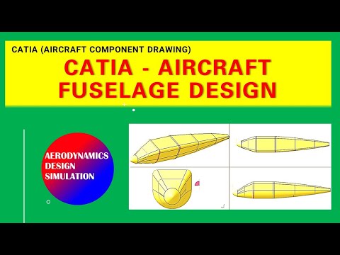 CATIA - AIRCRAFT FUSELAGE DESIGN - YouTube