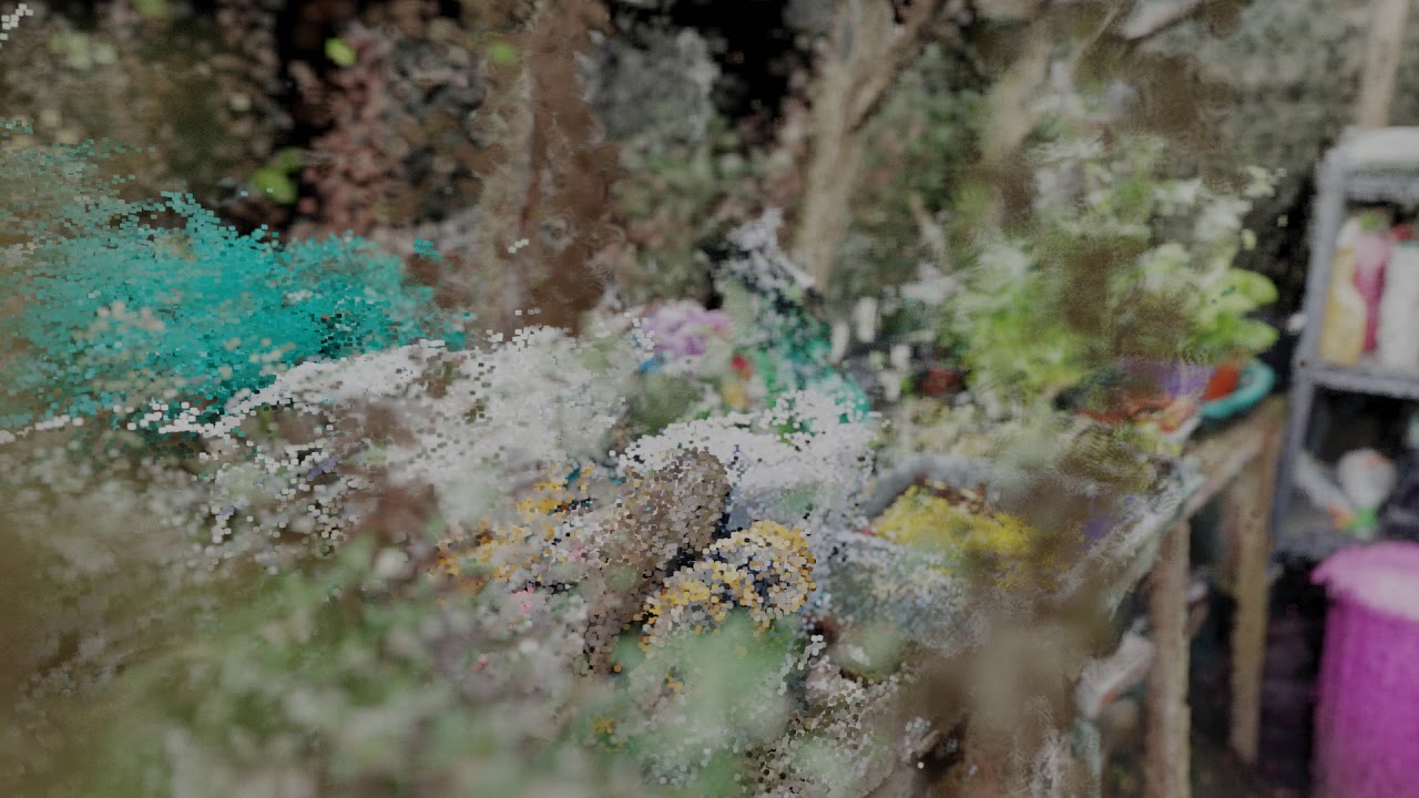 Green House Point Cloud Motion Tracked Video - YouTube